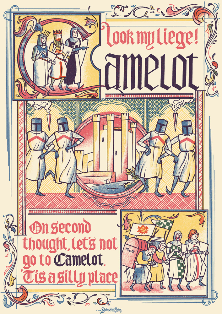 MONTY PYTHON Print - lukedrozd.com